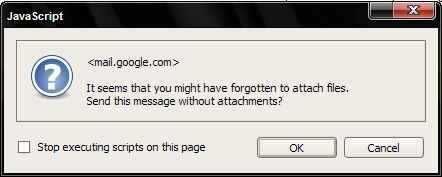 Gmail Labs new feature - Forgotten Attachment Detector